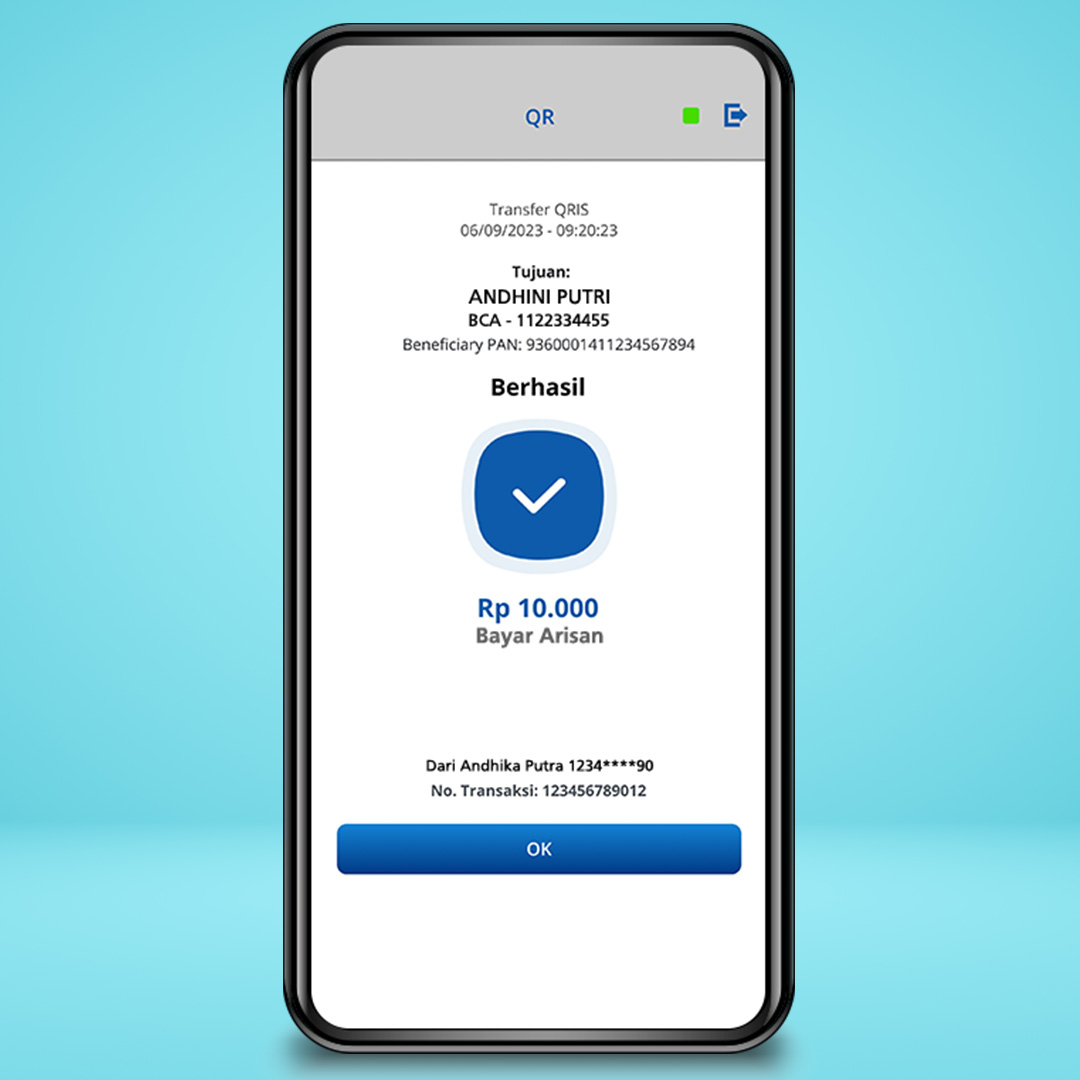 BCA - Pakai QRIS TUNTAS fitur Transfer di BCA mobile, Kirim Uang Anti Ribet